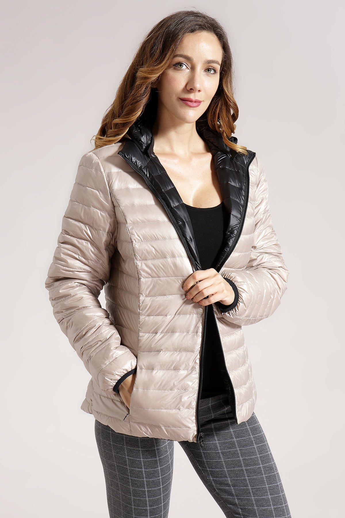 DOWN REVERSIBLE JACKETS – Orange fashion village